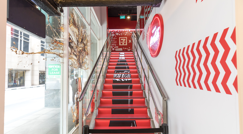 The first-ever 7-Eleven x Coca-Cola two-storey store has opened in ...